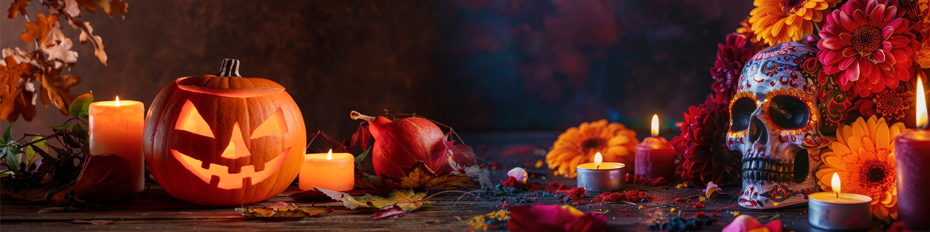 Halloween y día de muertos